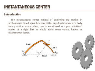 Instantaneous centre | PPTX