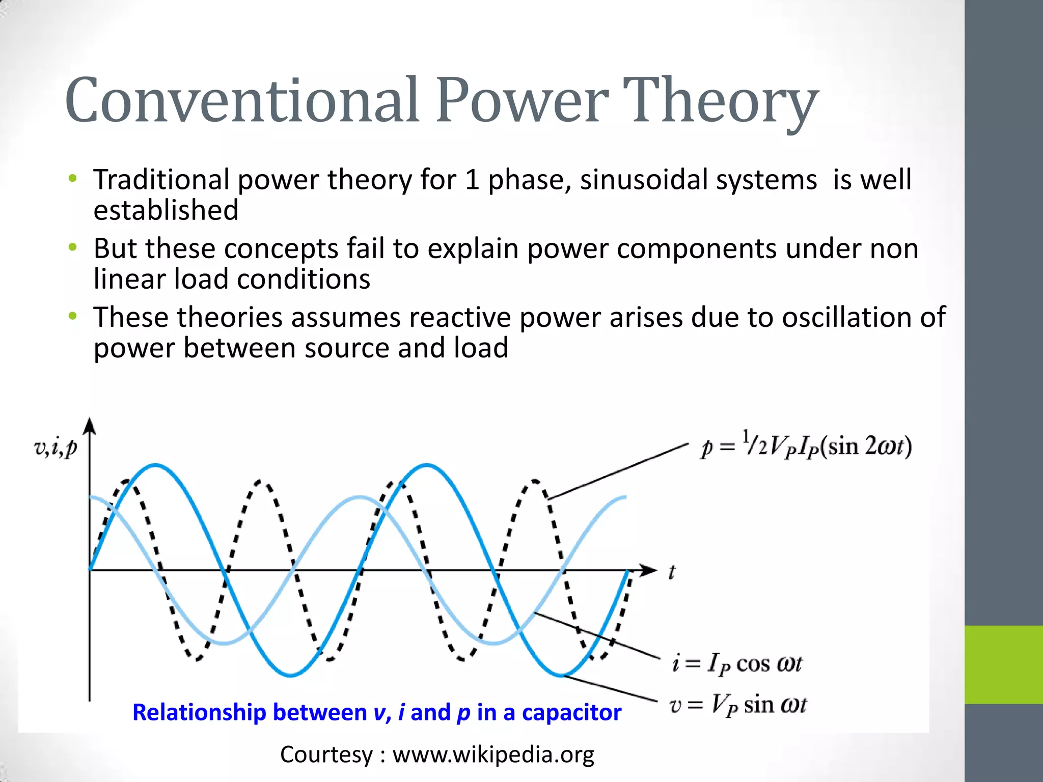 Instantaneous Reactive Power Theory And Its Applications | PPSX