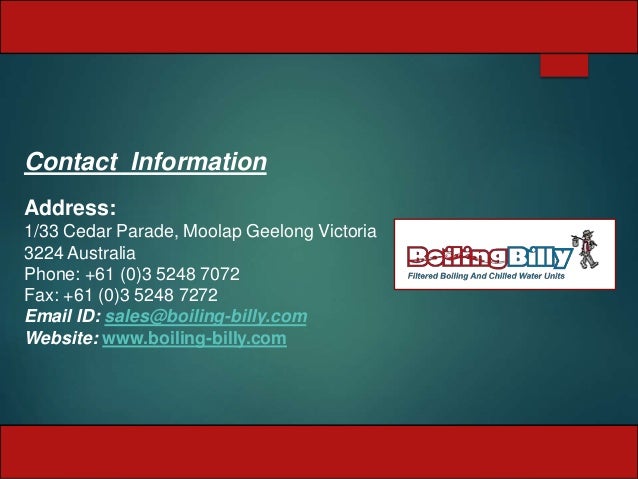 Instant Boiling Water - boiling-billy.com