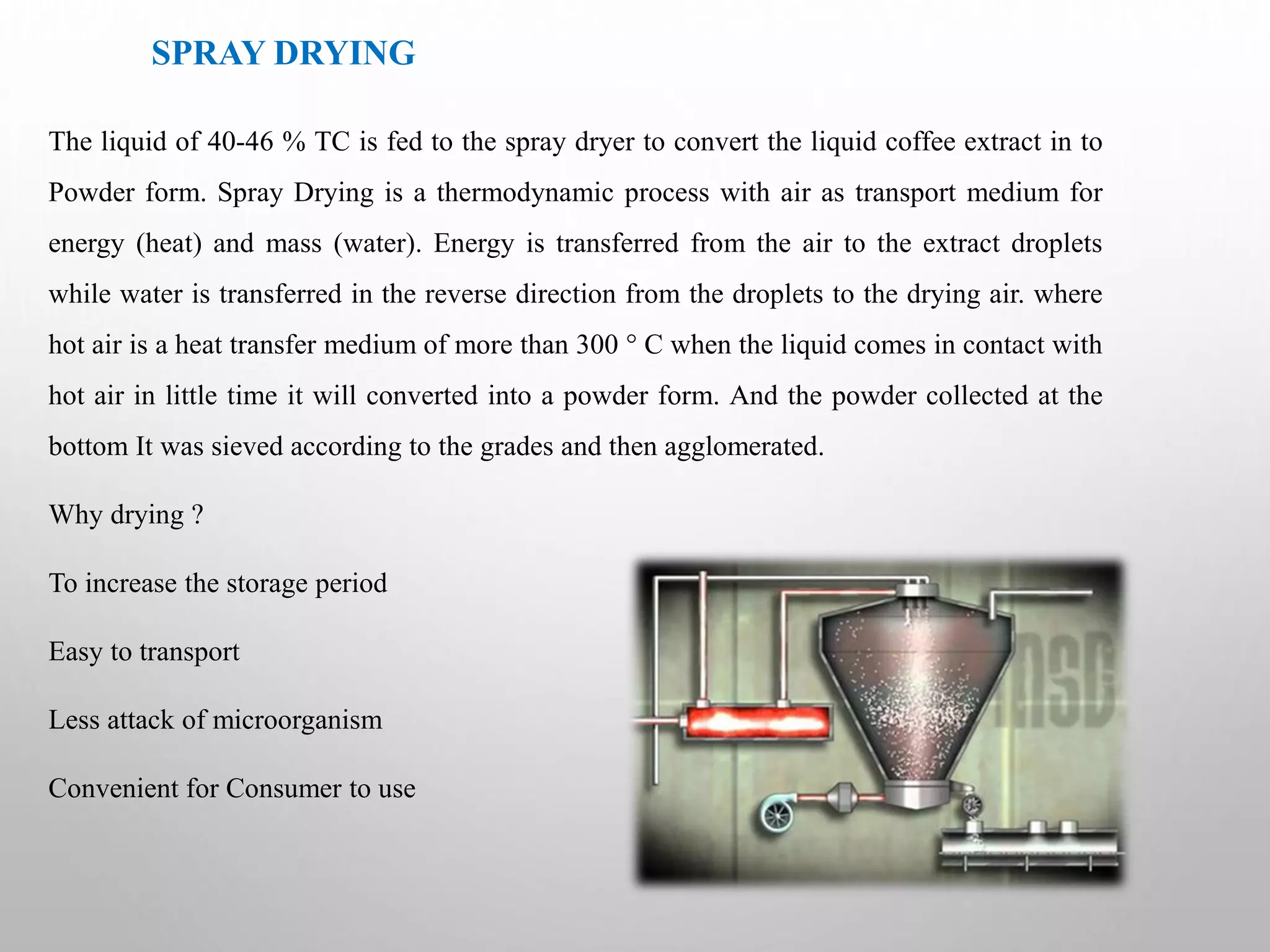 Instant coffee manufacturing (what you know about coffee) | PDF