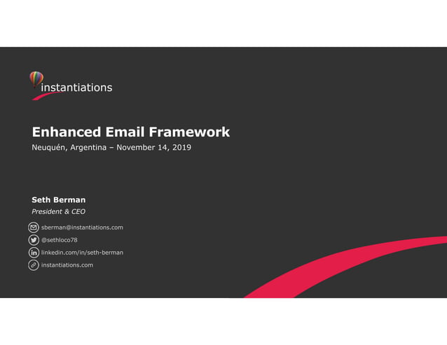 Enhanced Email Protocol Framework for VAST by Seth Berman | PPT