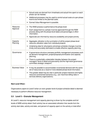 Instantis resource management maturity model (white paper) | PDF