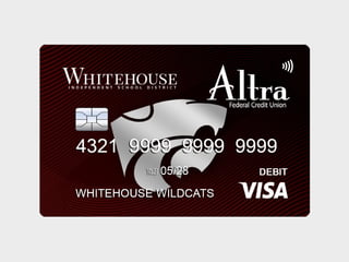 Instant Issue Debit Cards - High School Spirit | PPT
