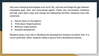 Instant messaging app development guide | PPT