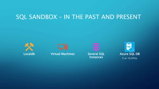 Instant sql sandbox using docker | PPTX | Cloud Computing | Internet