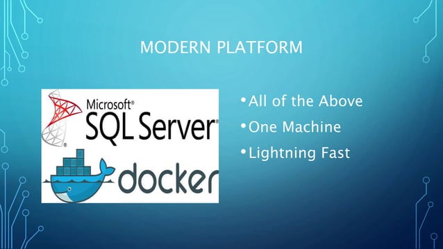 Instant sql sandbox using docker | PPT
