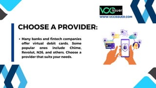 Instant Virtual Debit Card Online With VCC Issuer | PDF