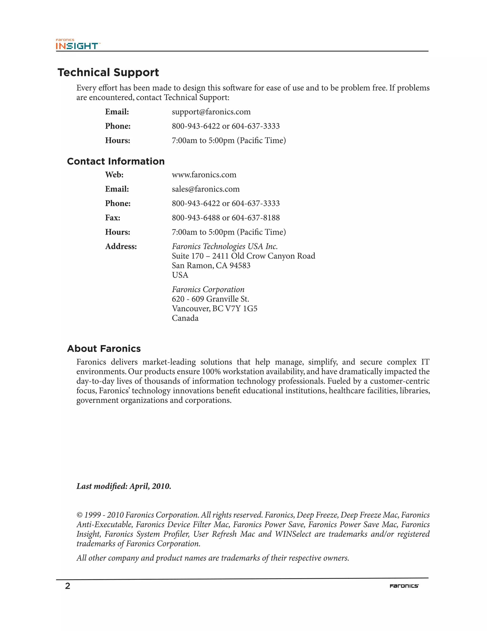 Faronics Insight User Guide for Teachers | PDF