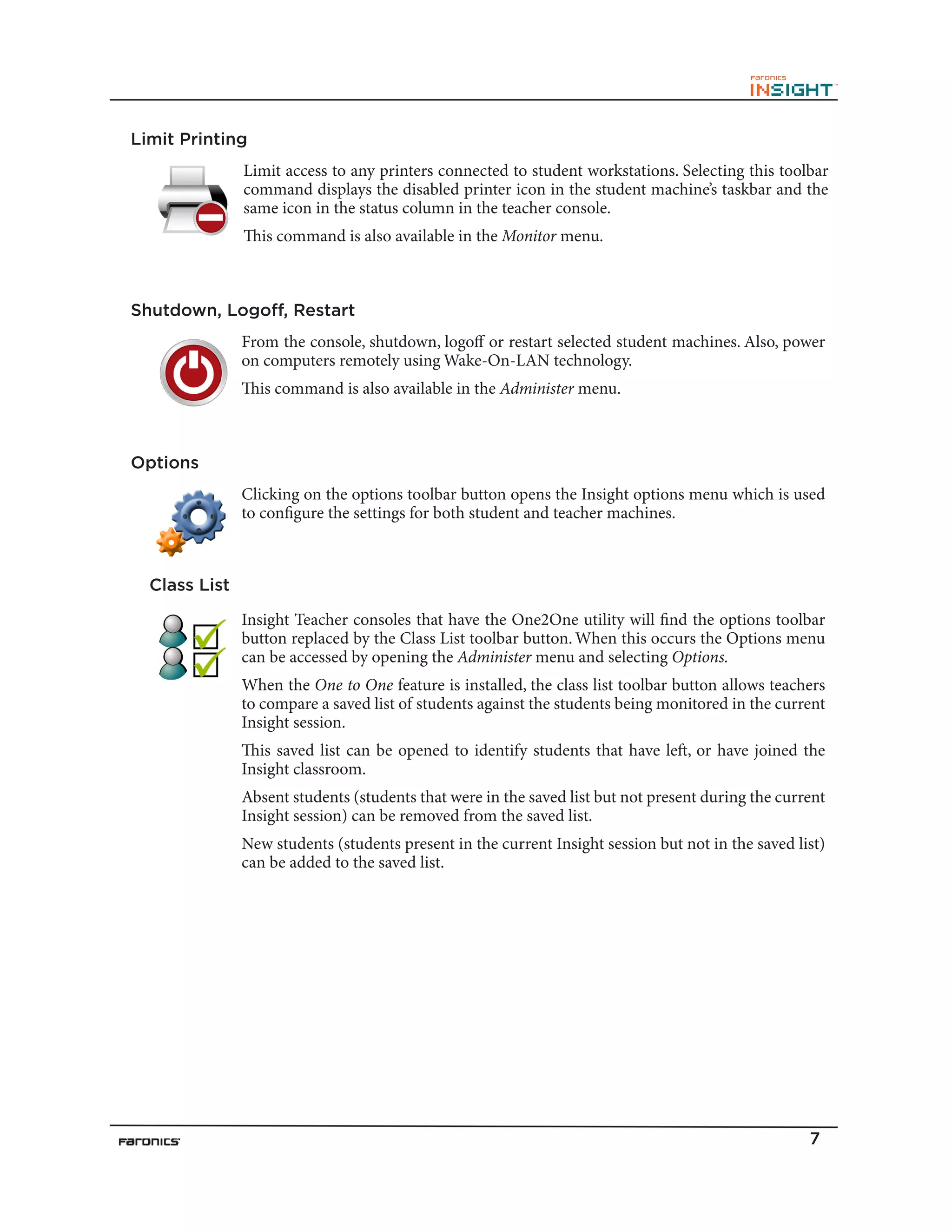 Faronics Insight User Guide for Teachers | PDF