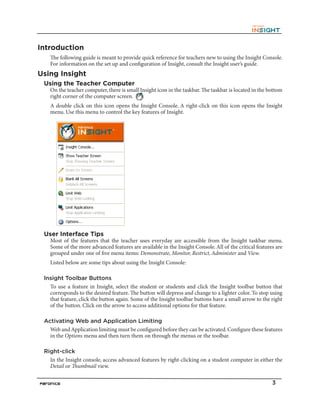 Faronics Insight User Guide for Teachers | PDF