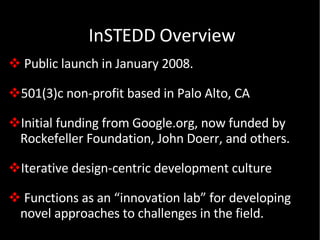 InSTEDD Where 2.0 | PPT