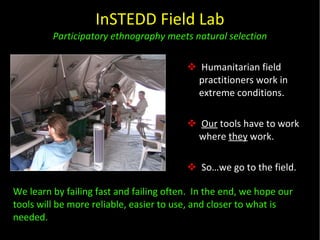 InSTEDD Where 2.0 | PPT