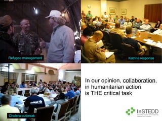 Instedd: Mobile Collaboration for Disaster Response | PPT