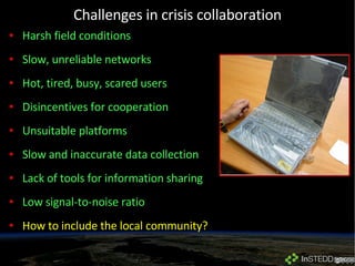 Instedd: Mobile Collaboration for Disaster Response | PPT