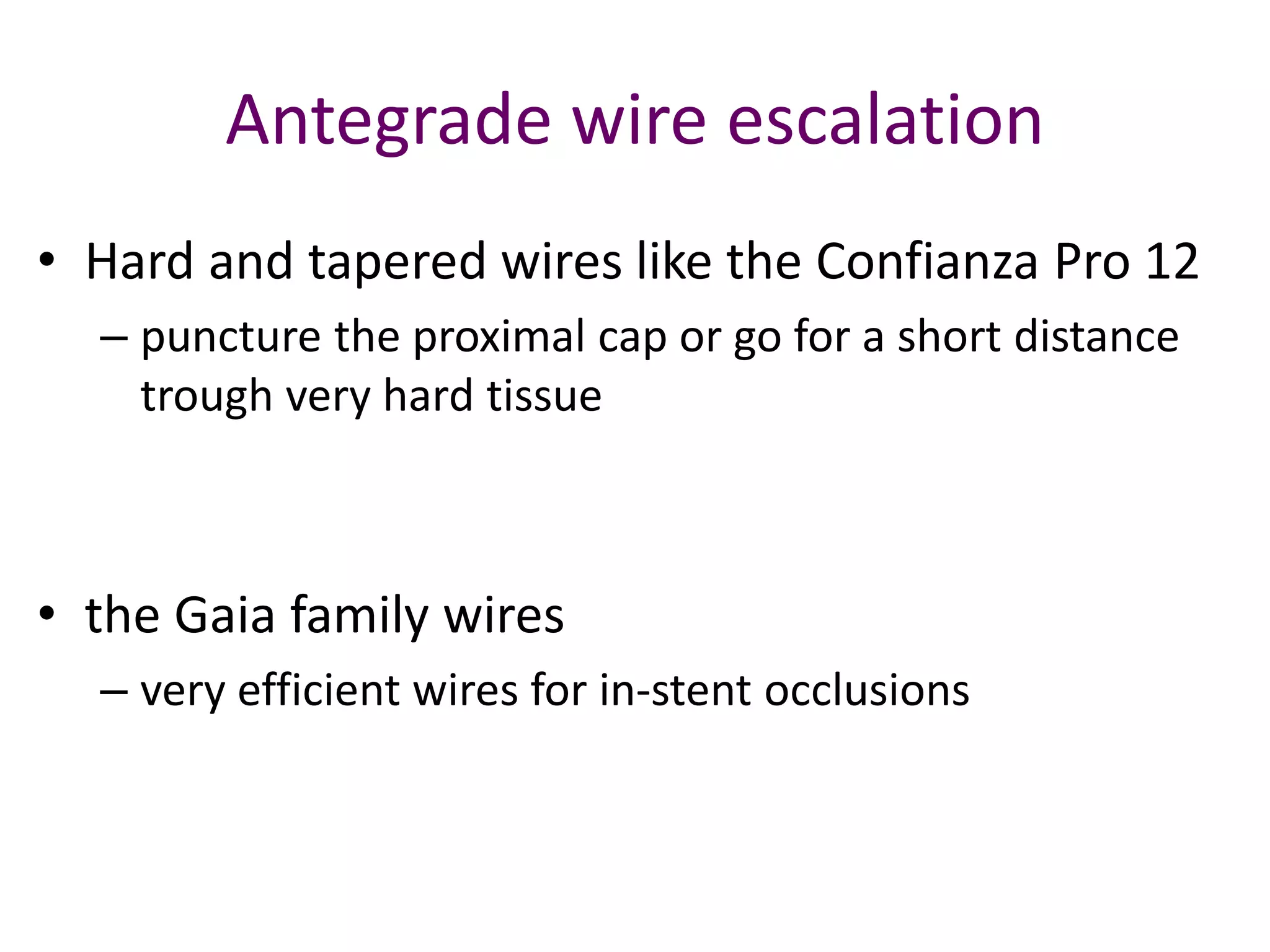 A stent inside the CTO segment | PPTX
