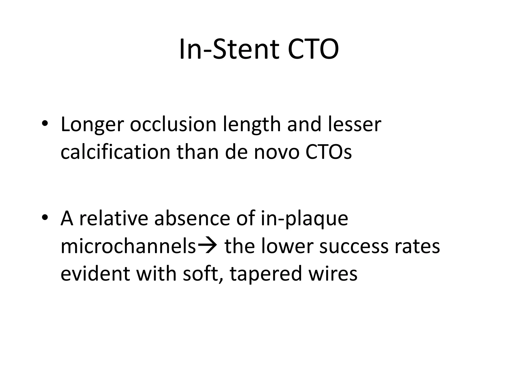A stent inside the CTO segment | PPTX