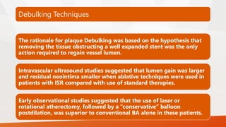 In stent retenosis treatment | PPTX