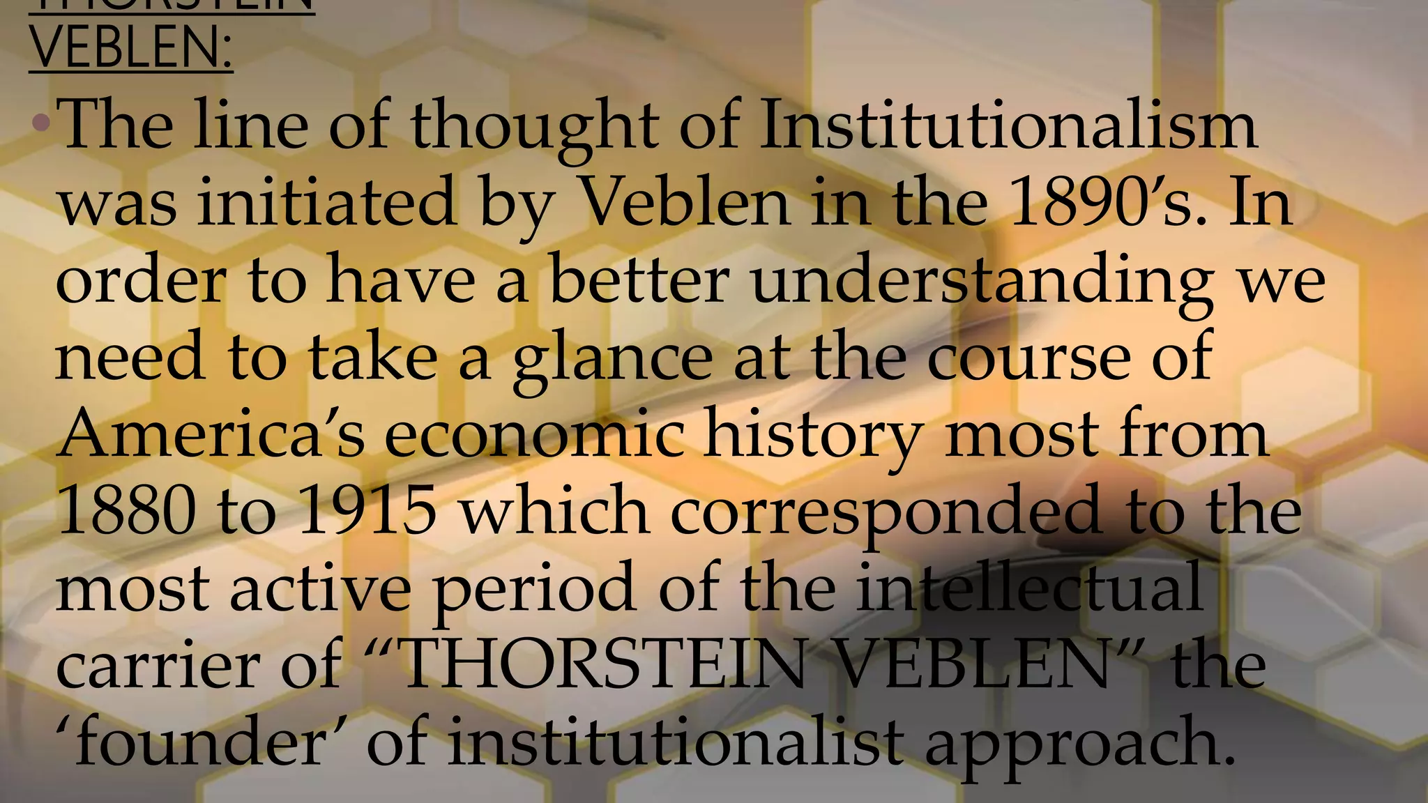 Institutionalism | PPTX