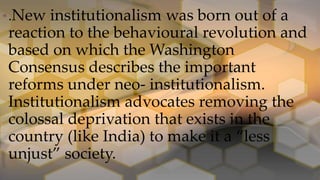 Institutionalism | PPTX