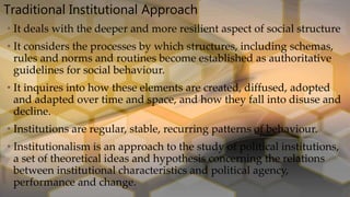 Institutionalism | PPTX