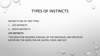 Insticts ppt presentation | PPTX