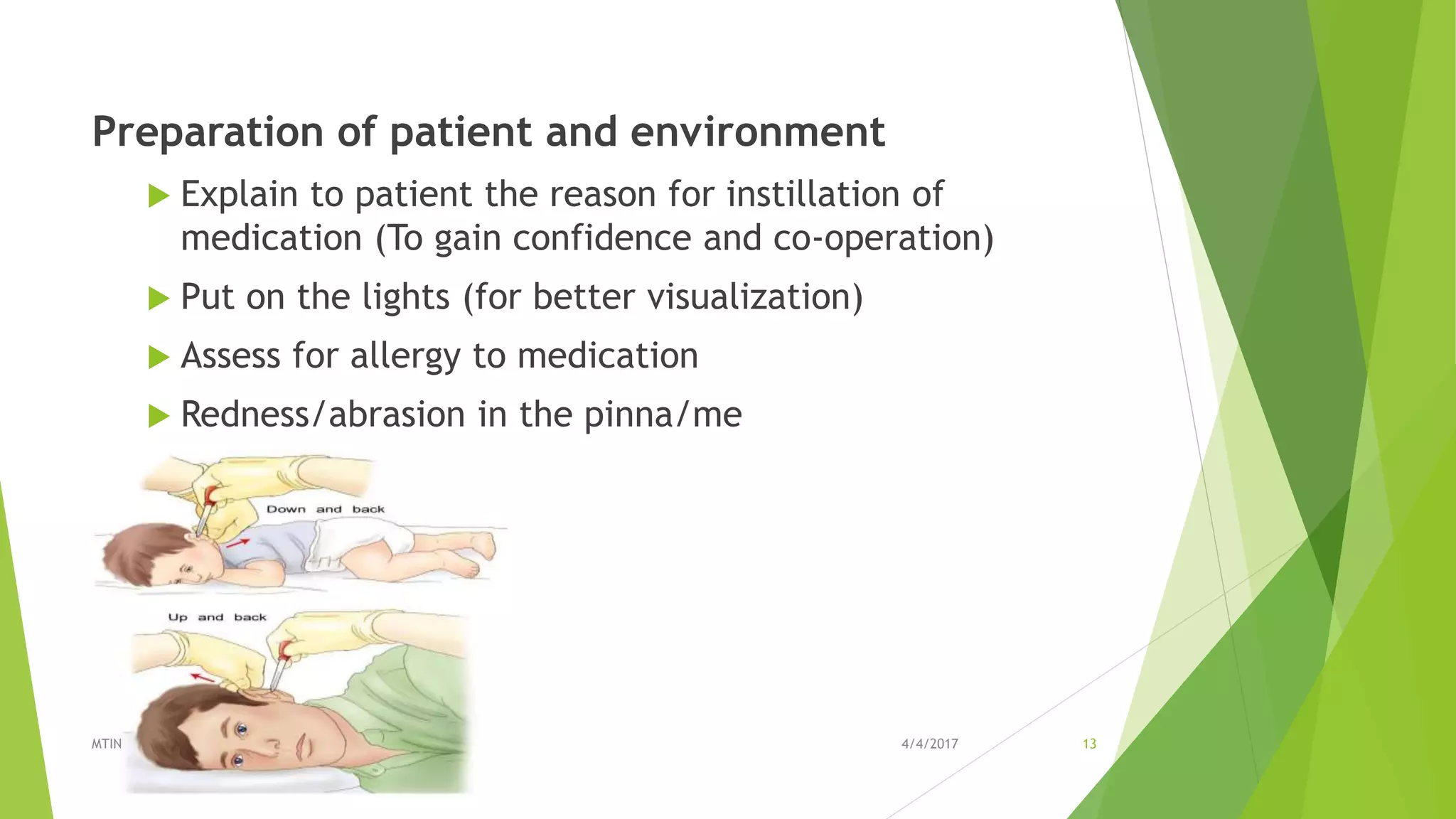 Instillation of Drug | PPTX