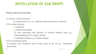 Instillation of Drug | PPTX
