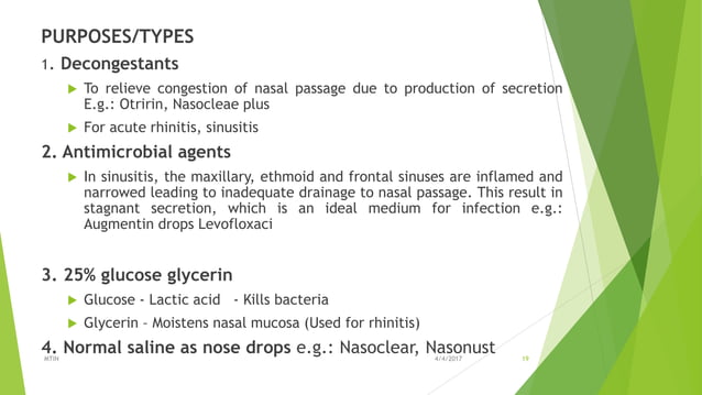 Instillation of Drug | PPTX | Ear, Nose and Throat Conditions ...