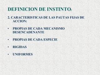 Instintos, Impulsos, Necesidades | PPT