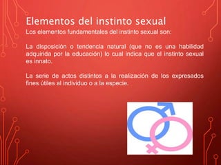 Instinto sexo y sexualidad | PPTX