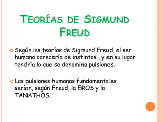 Instintos humanos | PPTX