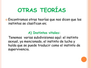Instintos humanos - Presentacion | PPTX