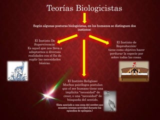 Instinto y sexualidad, fisiología y conducta | PPTX