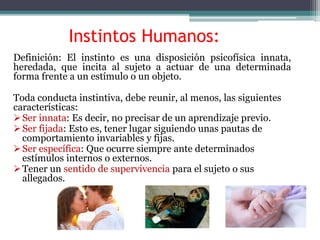 Instinto y sexualidad | PPTX