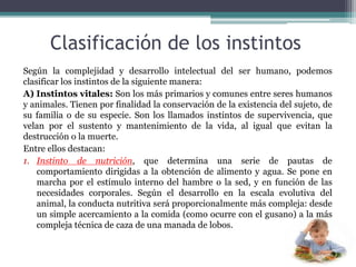 Instinto y sexualidad | PPTX