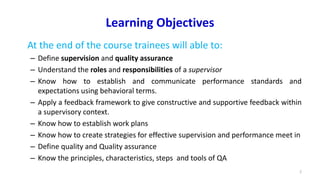 institiutional supervission handout pptx | PPTX