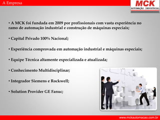 MCK Automação Industrial - Apresentação Institucional | PPSX