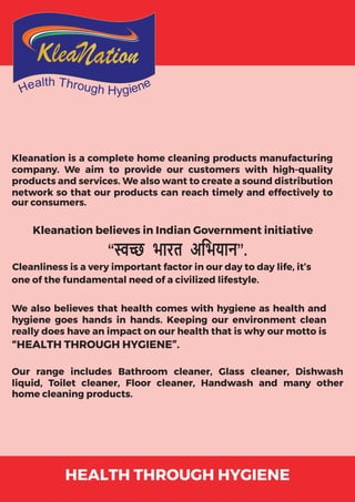 KLEANATION brochure | PDF