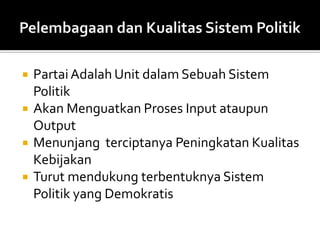 Institusionalisasi partai politik menyambut pemilu 2019 | PDF