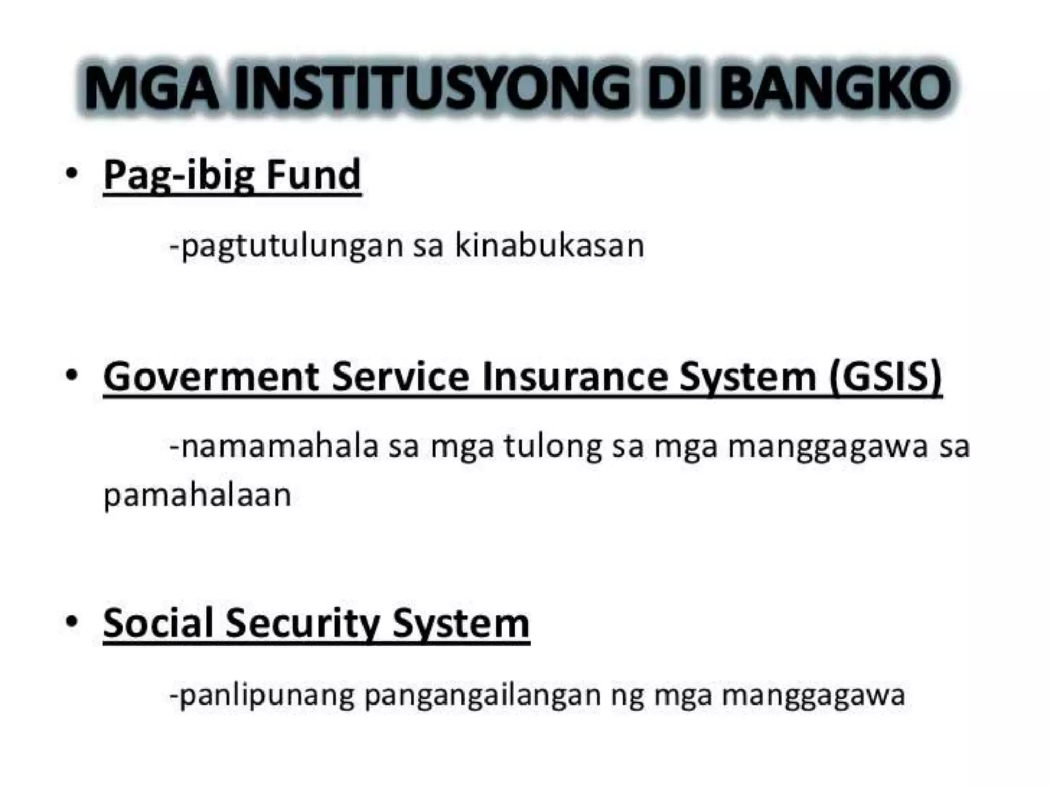 INSTITUSYONG PINANSYAL | PPTX