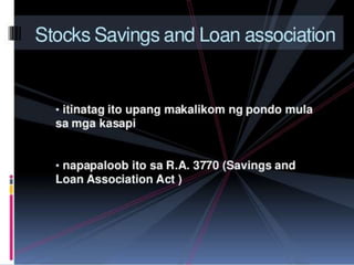 INSTITUSYONG PINANSYAL | PPTX