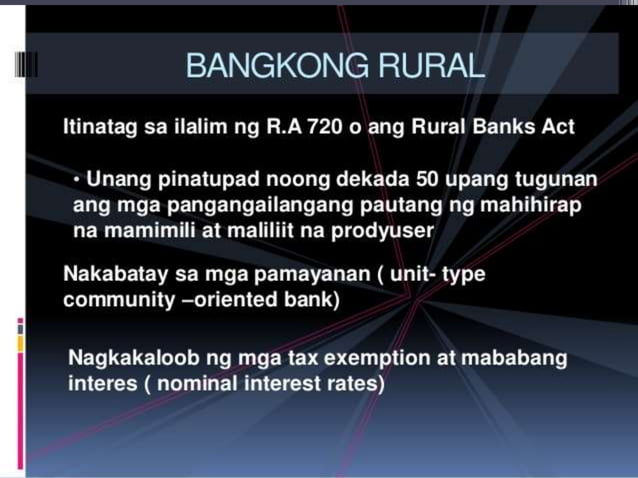 INSTITUSYONG PINANSYAL | PPTX