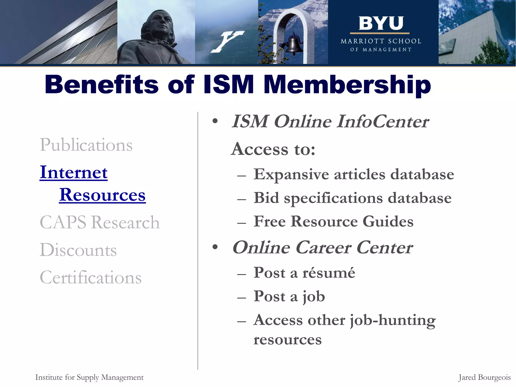 Institute For Supply Management | PPT