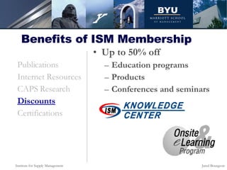 Institute For Supply Management | PPT