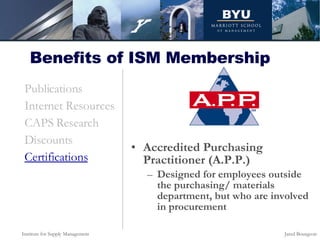 Institute For Supply Management | PPT