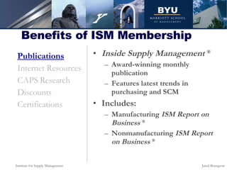 Institute For Supply Management | PPT