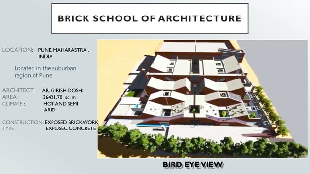 BRICK school of architecture, case study | PDF