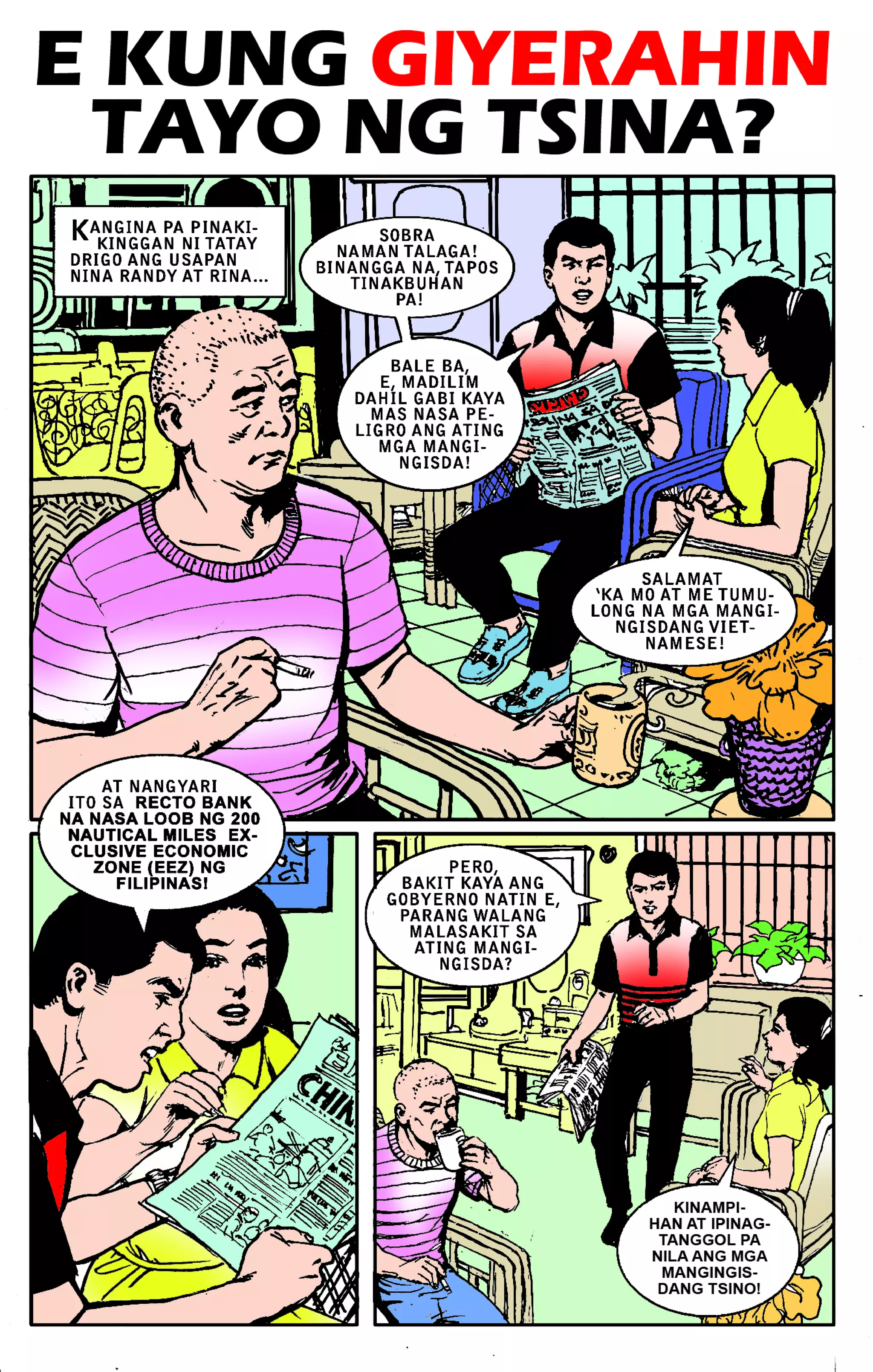 FILILIPINAS KOMIKS Vol. 6: E Kung Guyerahin Tayo ng Tsina | PDF