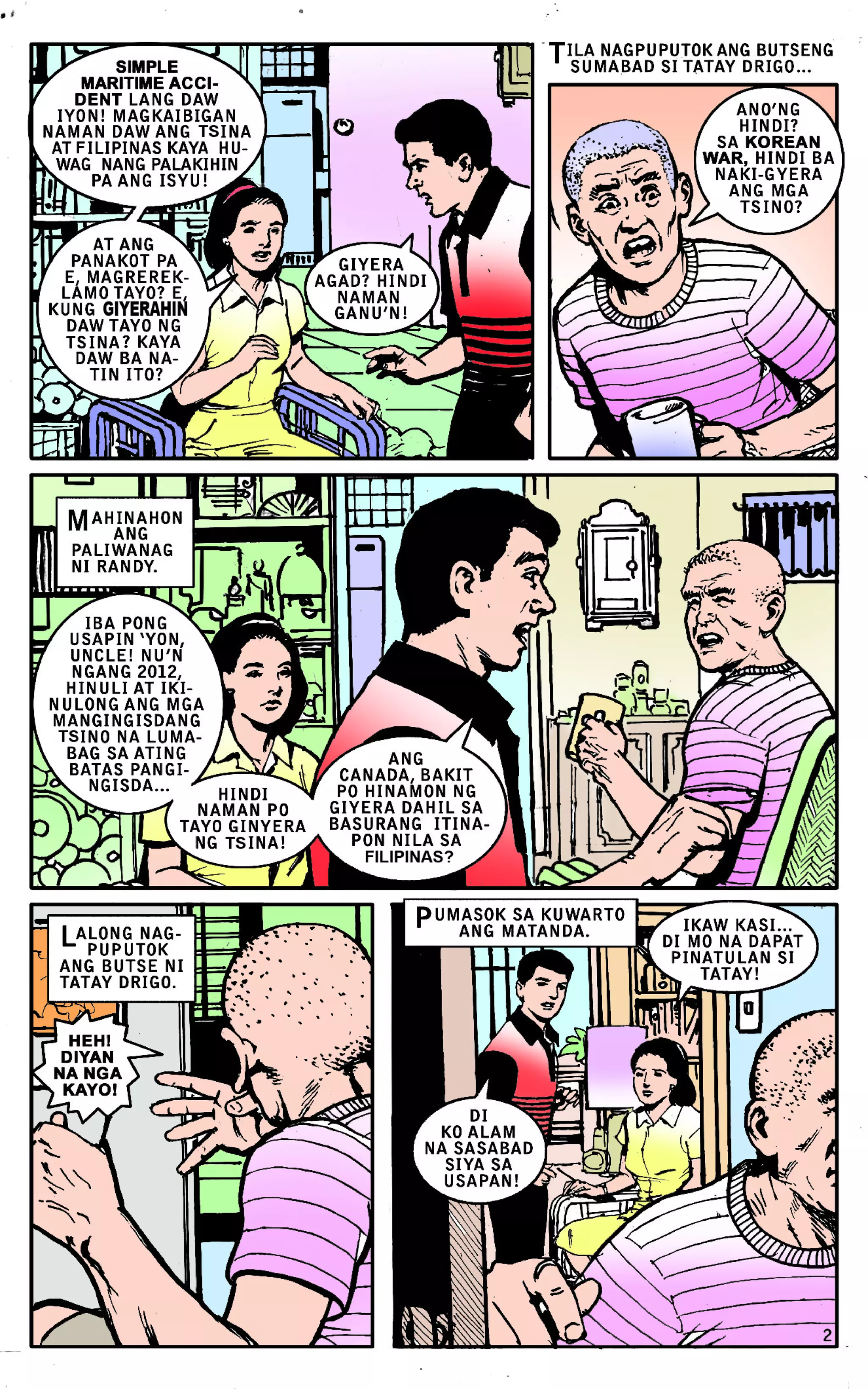 FILILIPINAS KOMIKS Vol. 6: E Kung Guyerahin Tayo ng Tsina | PDF