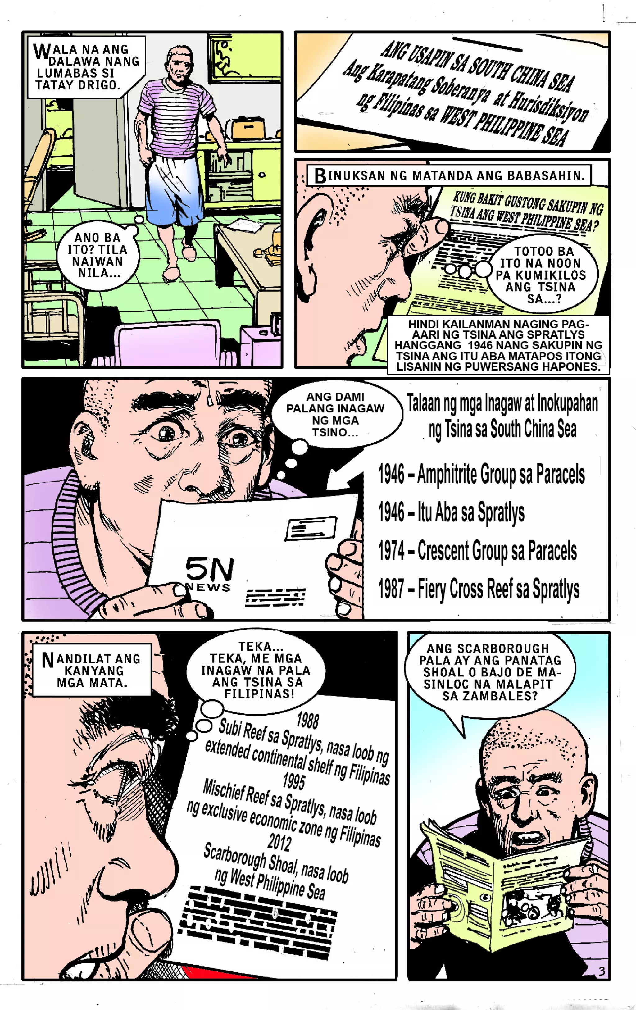 FILILIPINAS KOMIKS Vol. 6: E Kung Guyerahin Tayo ng Tsina | PDF